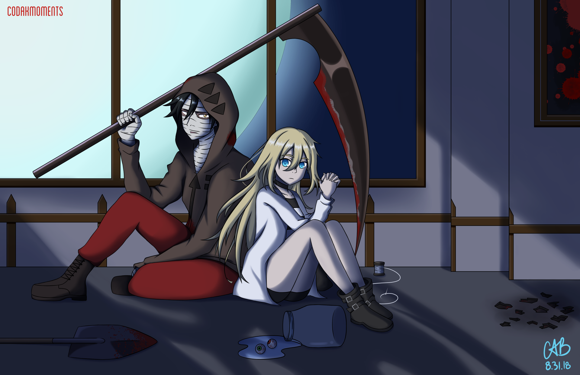 Download Rachel Gardner Zack (Angels Of Death) Angels Of Death Anime 4k ...